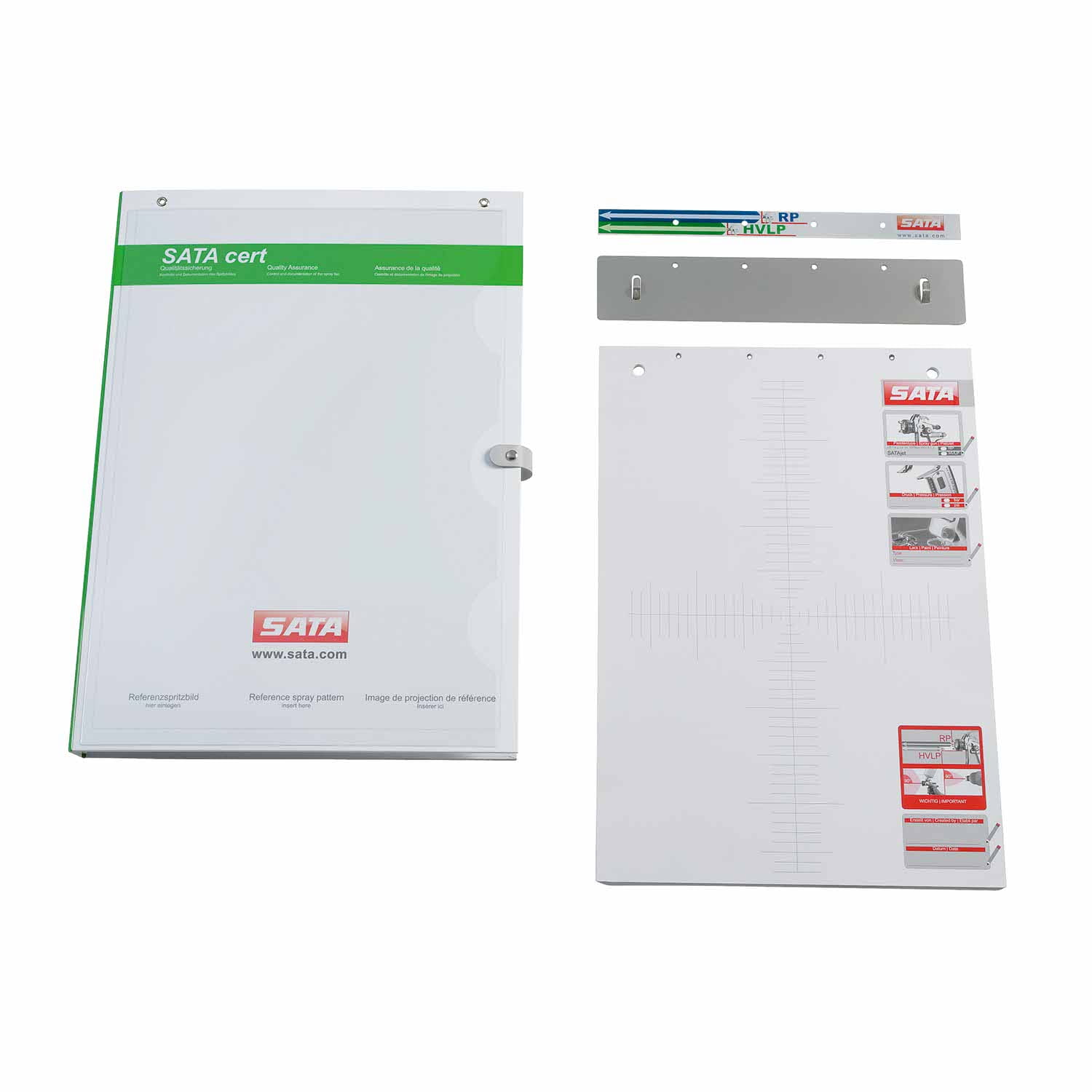 SATA cert [archive folder with spray image block, single sheet holder ...